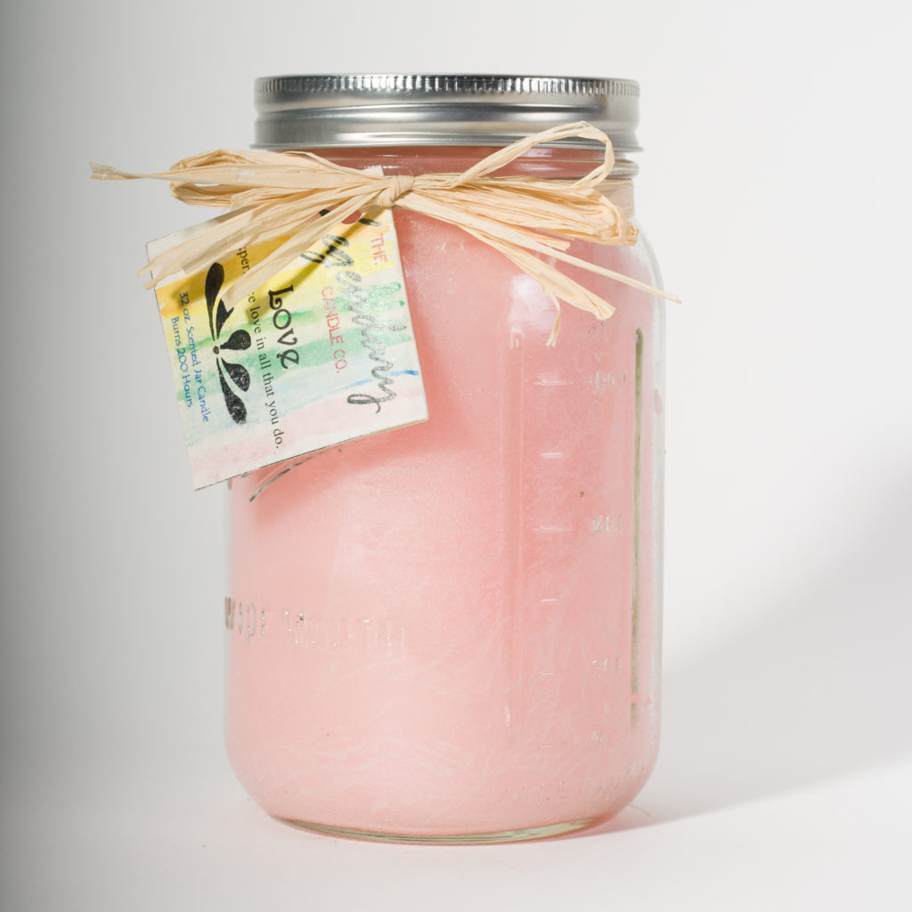 Love™ - 24 Ounce Mason Jar Scented Candle - The Legendary Candle Co.