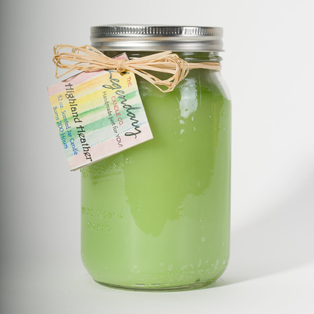 Highland Heather™ - 24 Ounce Mason Jar Scented Candle - The Legendary ...