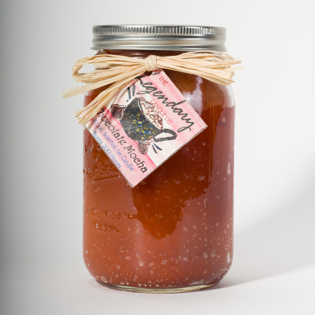 Chocolate Mocha™ - 32 Ounce Mason Jar Scented Candle - The Legendary ...