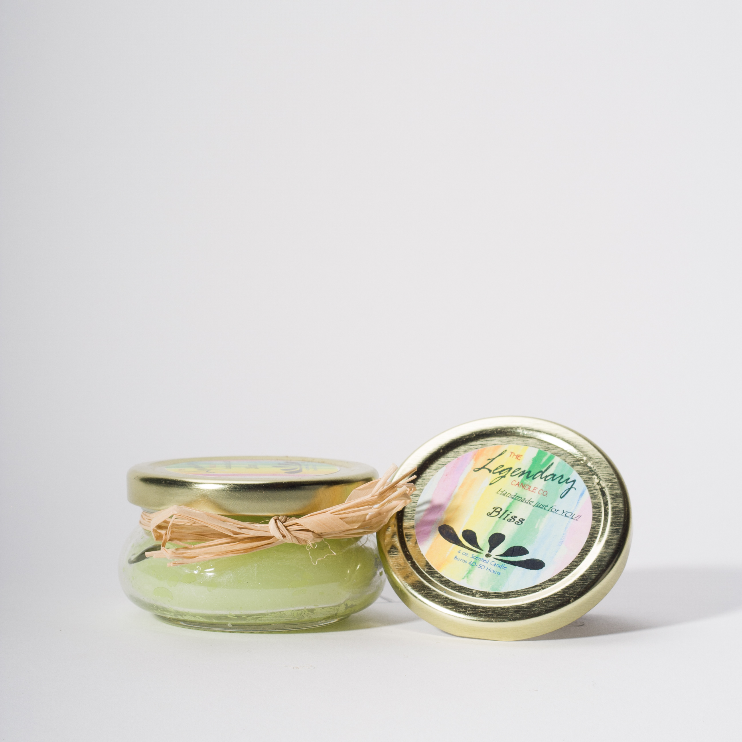 Bliss™ - 4 Ounce Jar Scented Candle - The Legendary Candle Co.