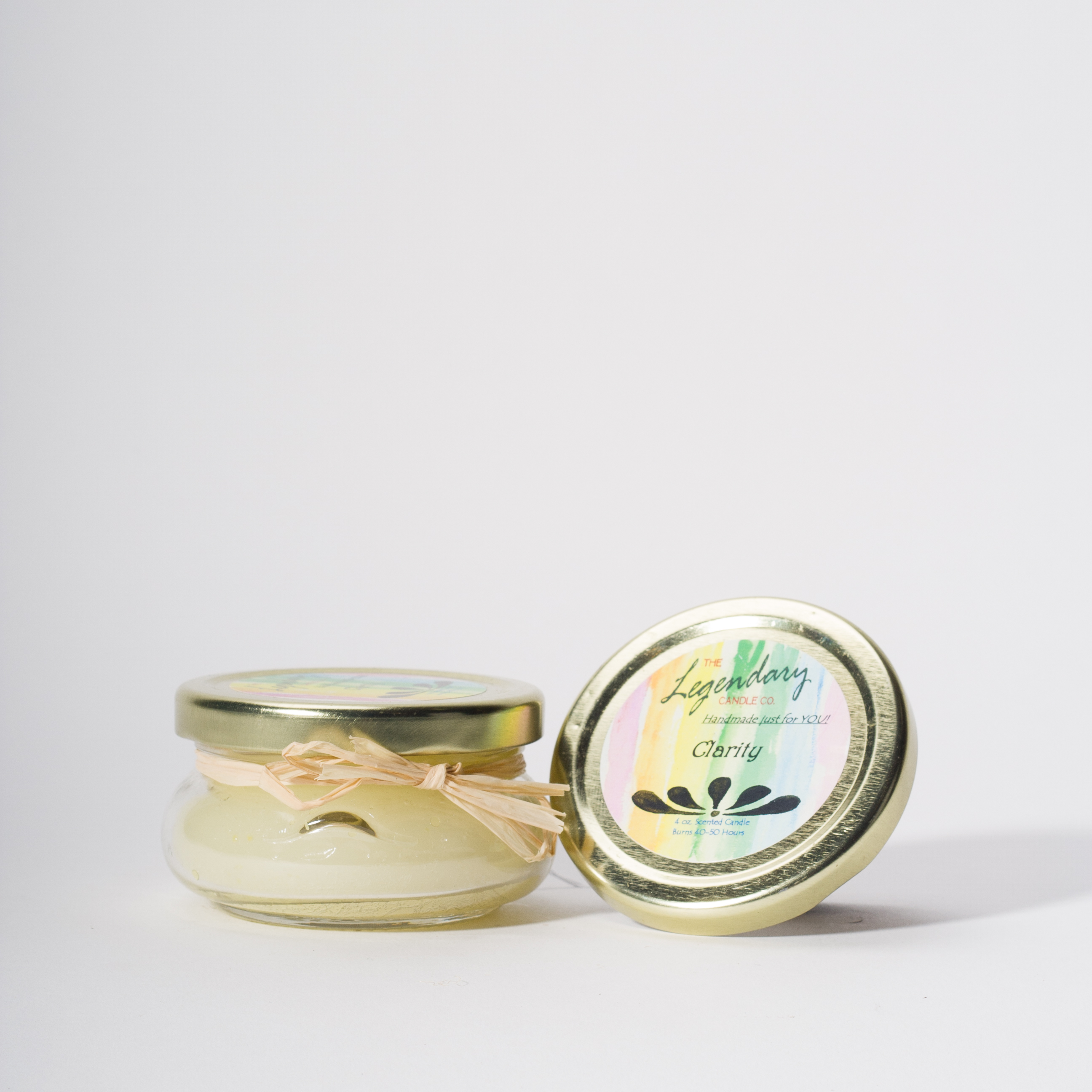 Clarity™ - 4 Ounce Jar Scented Candle - The Legendary Candle Co.