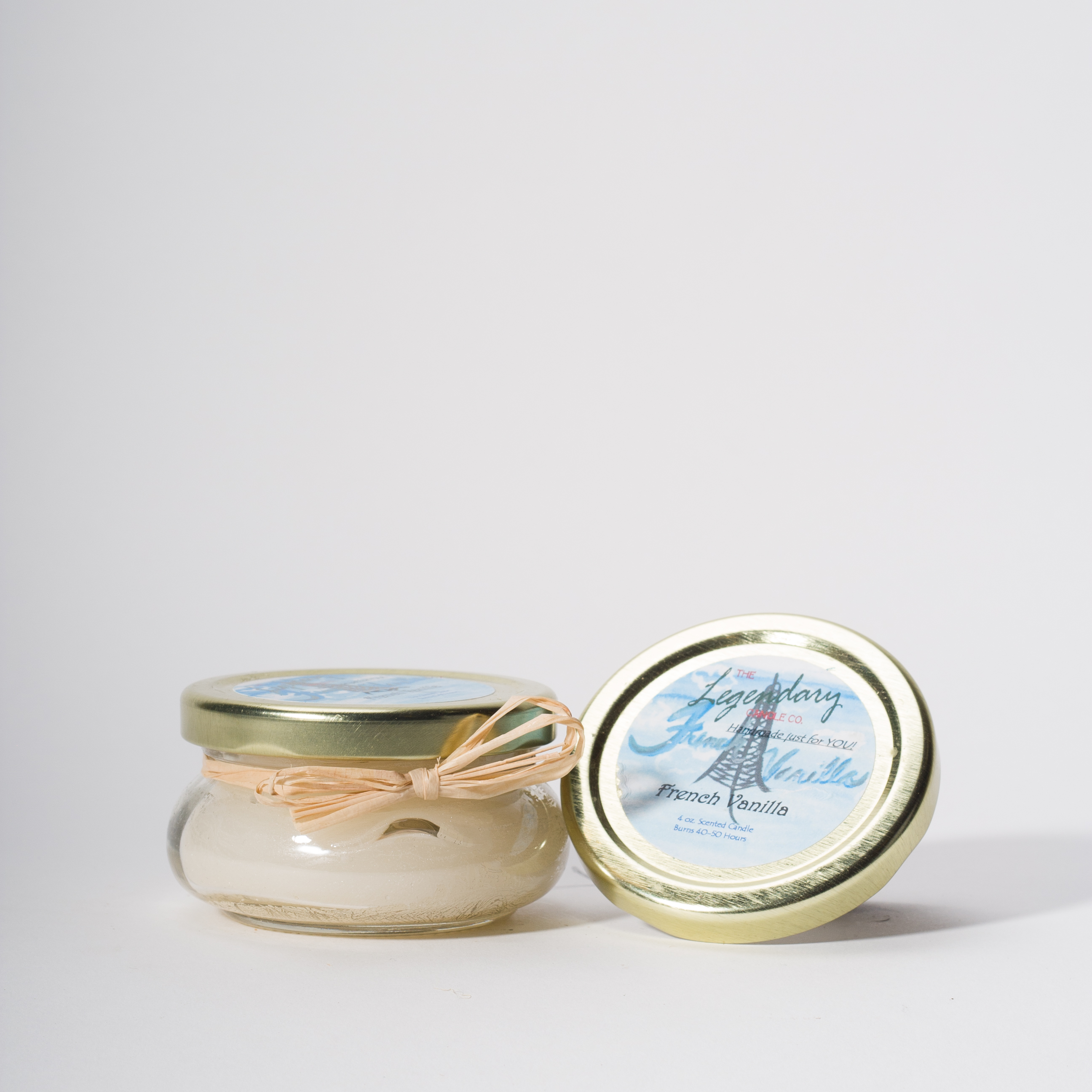 French Vanilla™ - 4 Ounce Jar Scented Candle - The Legendary Candle Co.