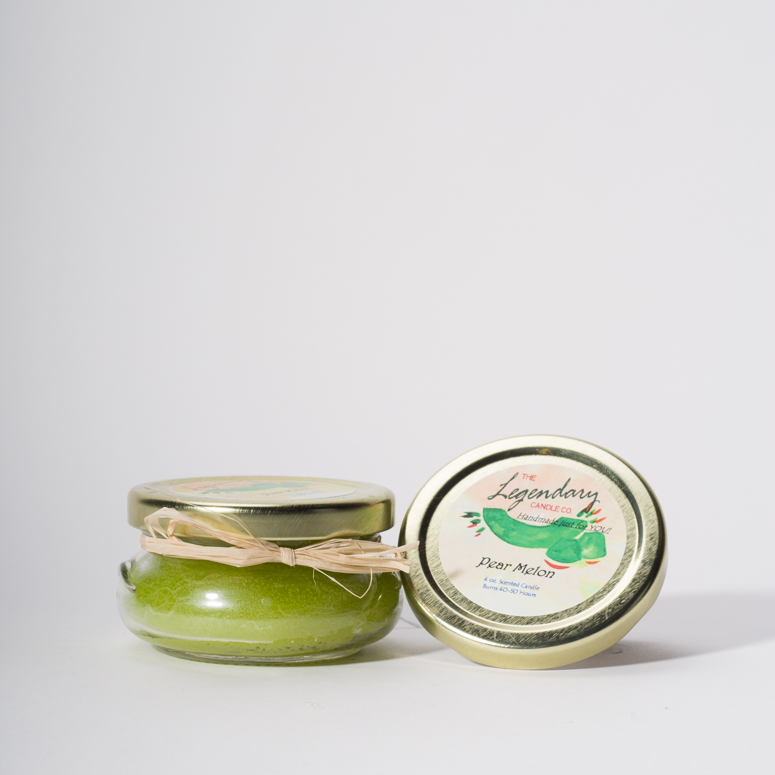 Pear Melon™ - 4 Ounce Jar Scented Candle - The Legendary Candle Co.