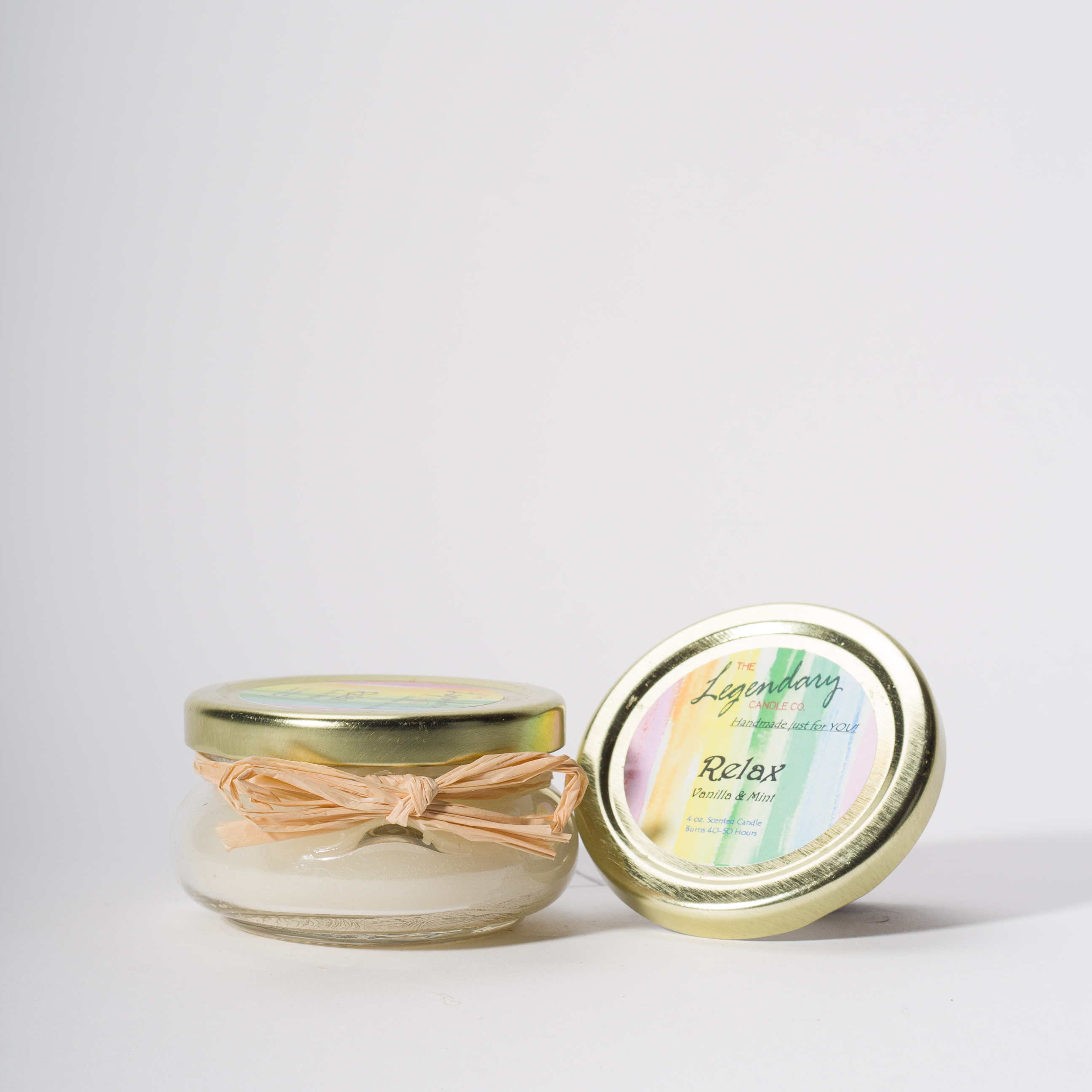 Relax™ - 4 Ounce Jar Scented Candle - The Legendary Candle Co.