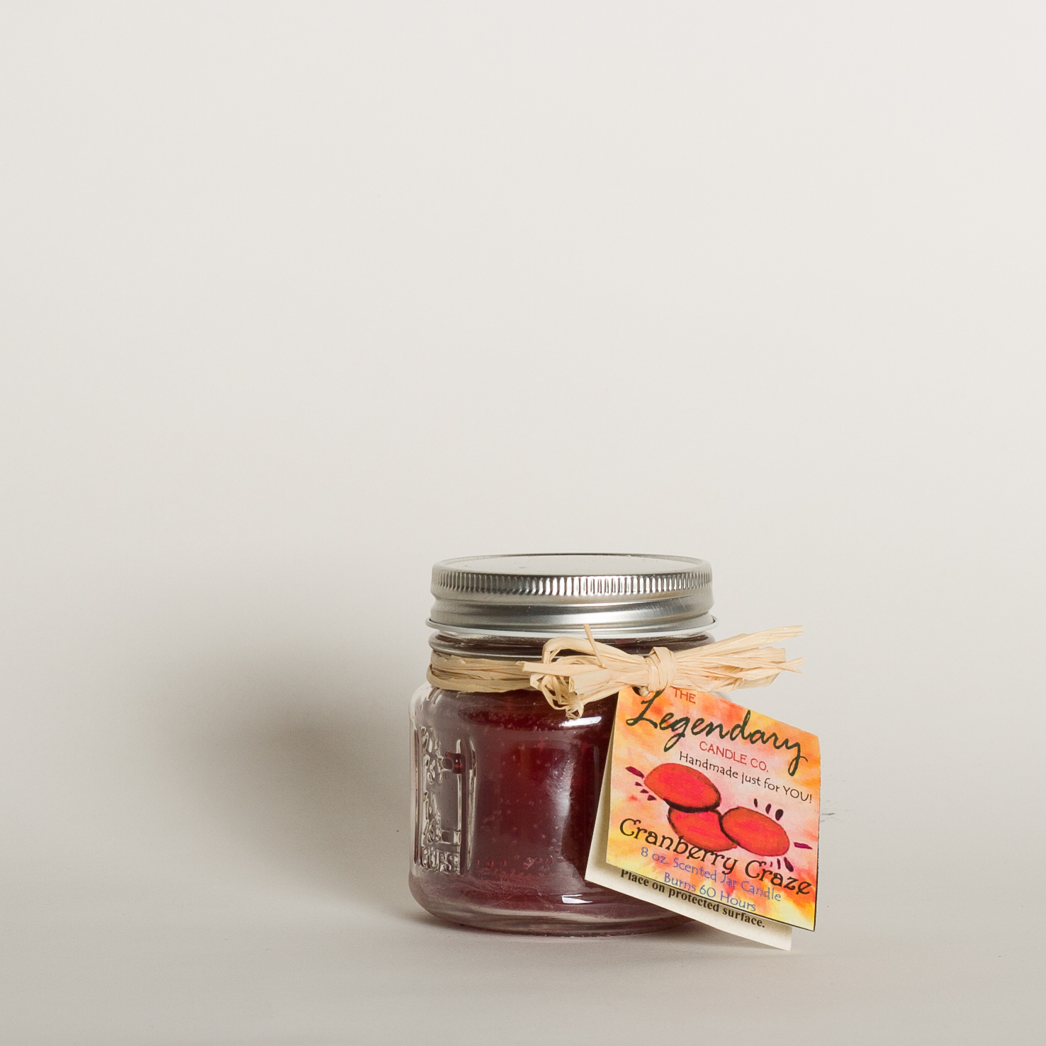 Cranberry Craze - 8 Ounce Mason Jar Scented Candle - The Legendary ...